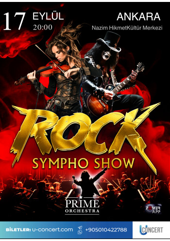 Biletler Rock Sympho Show 2025 17 eylül 2025 Nazim Hikmet Kültür ...